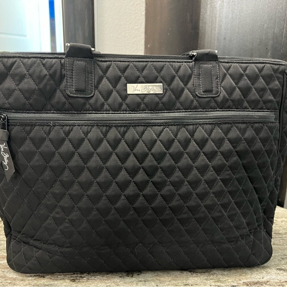 Vera Bradley | Bags | Vera Bradley Computer Bag Black | Poshmark